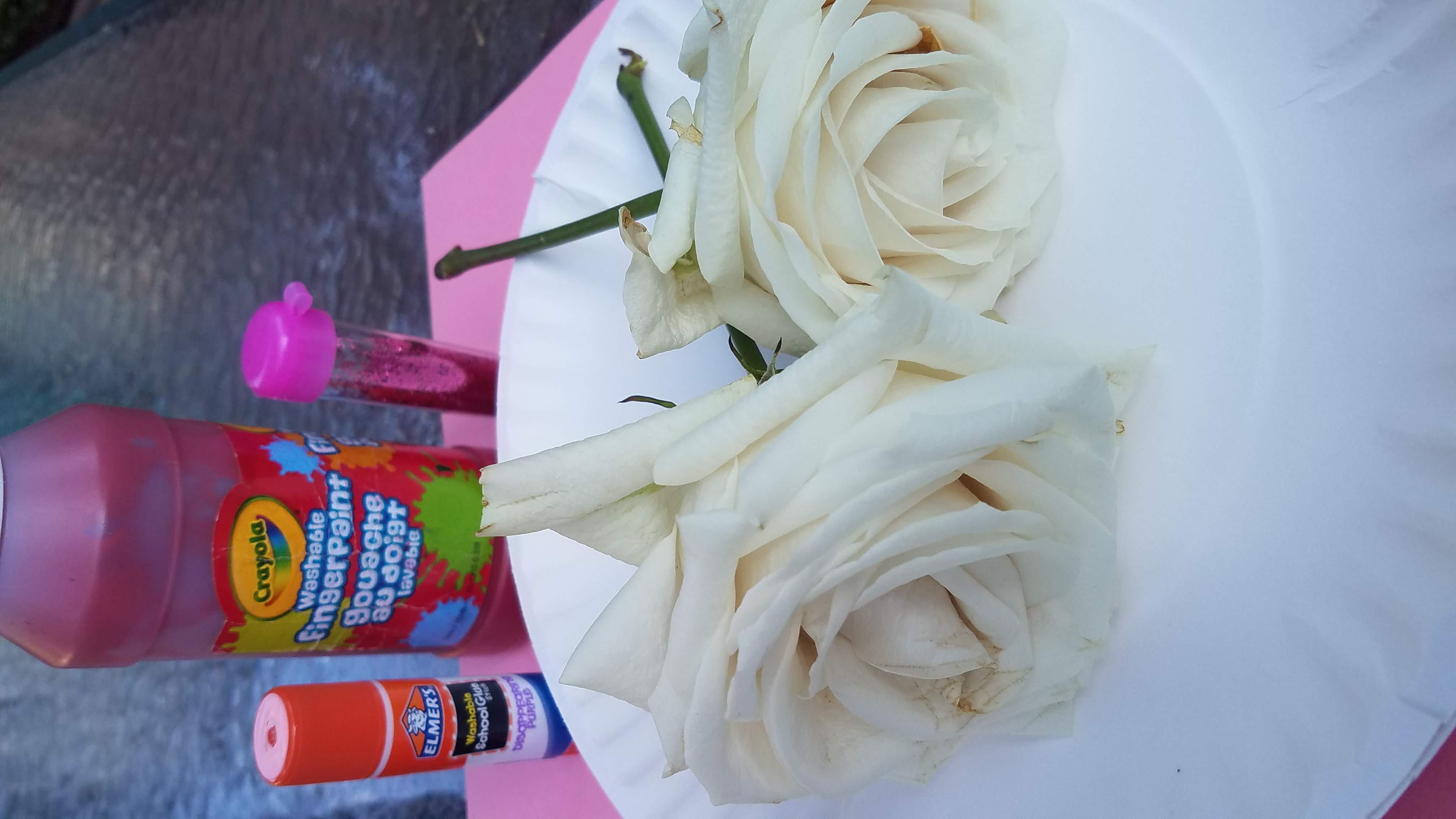 Rose Prints for Therese : A Simple Preschool Craft