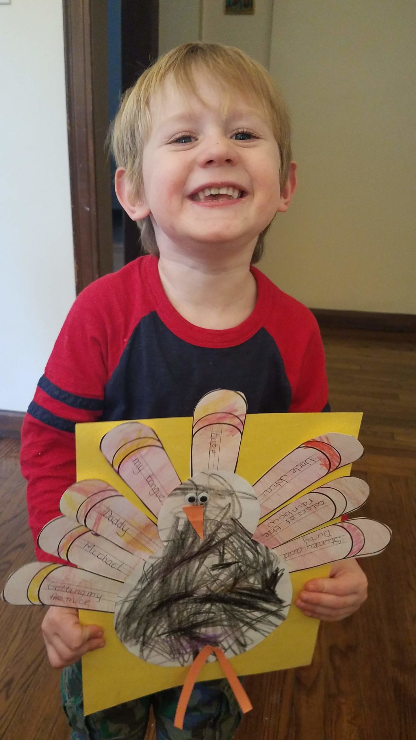 Thanksgiving Craft: Turkey with Free Printable Pattern