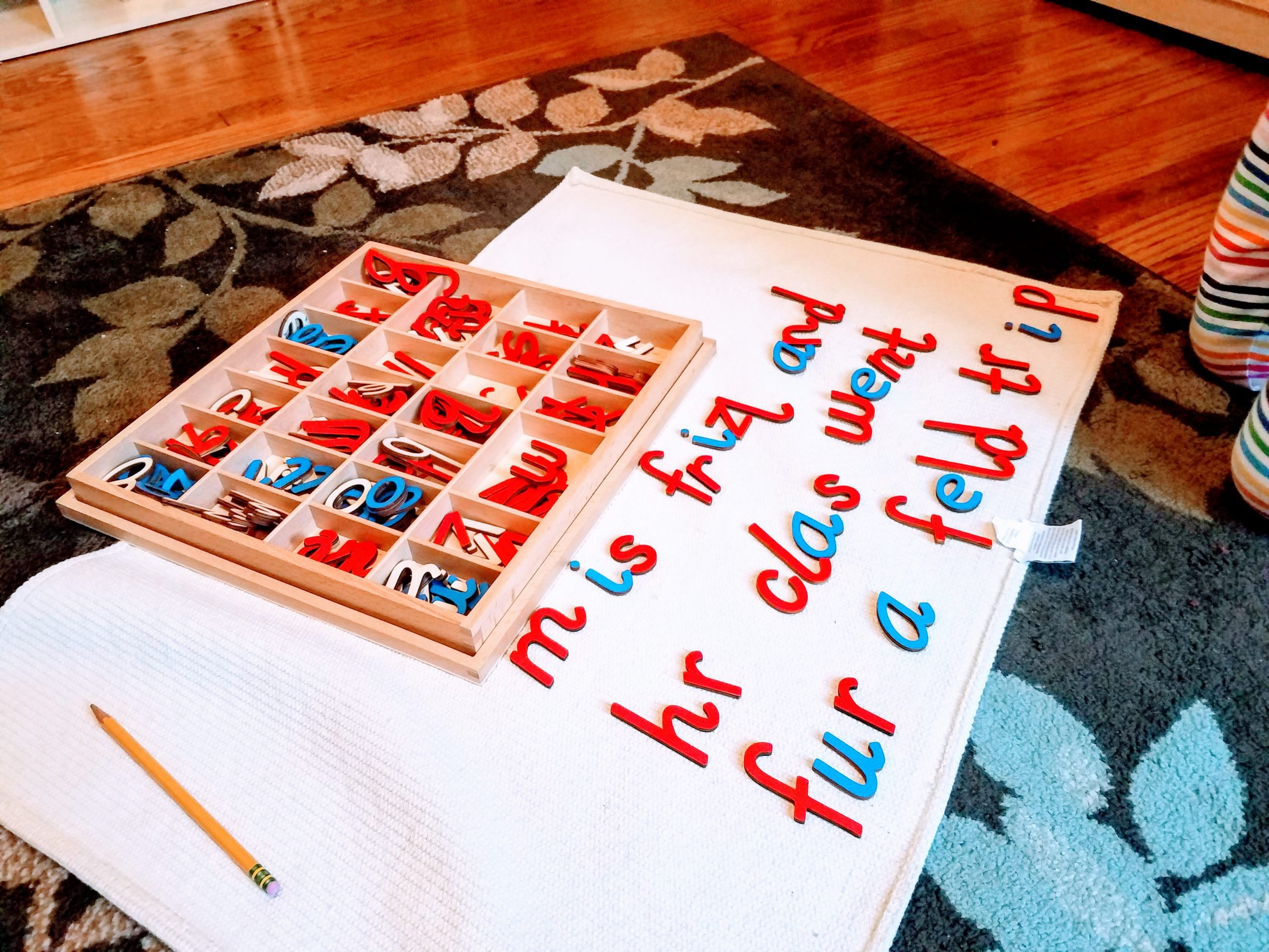 Moveable Alphabet for Montessori Language