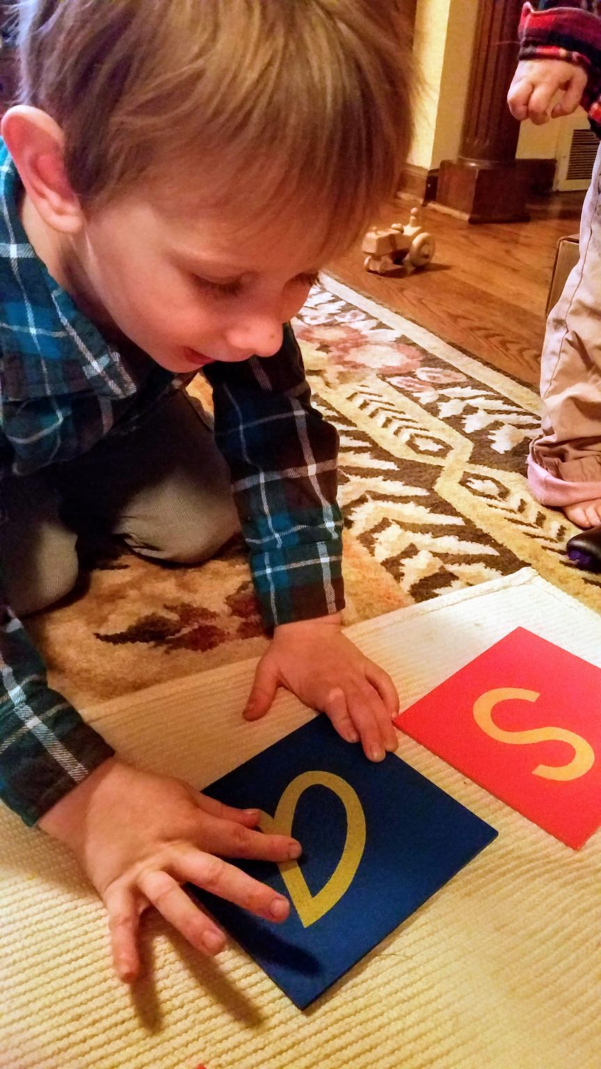 Montessori Language: Sandpaper Letters and How to Use Them