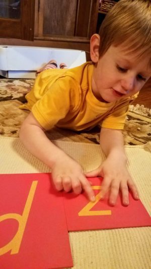 Montessori Language: Sandpaper Letters and How to Use Them