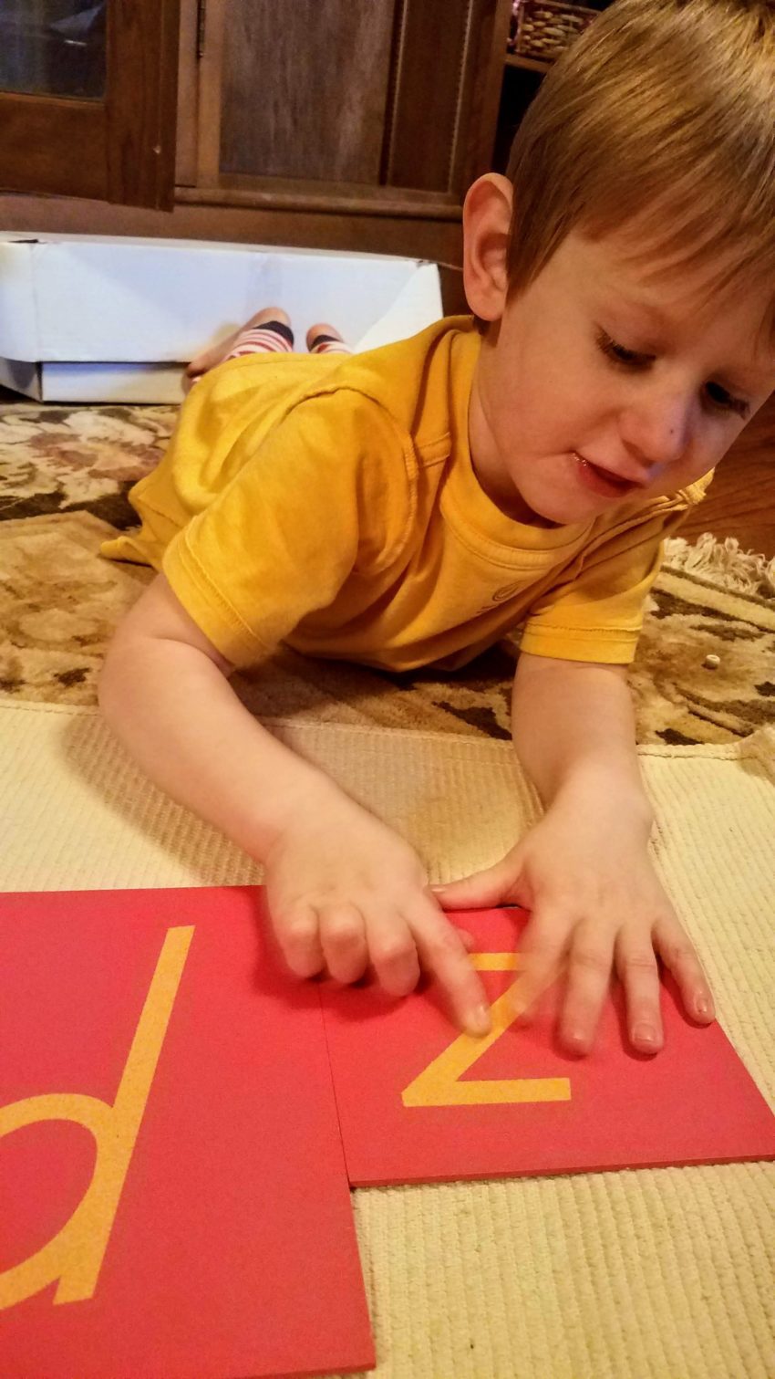 Montessori Language: Sandpaper Letters and How to Use Them