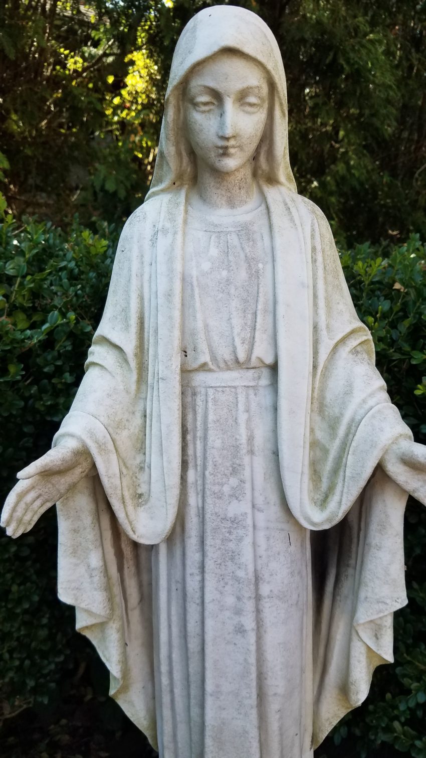 Our DIY Mary Grotto : How We Created It and How It Turned Out