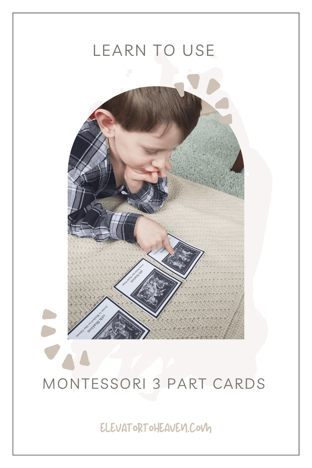 Using Montessori 3 Part Cards